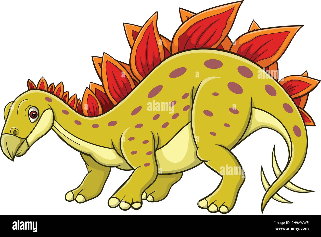 Cartoon stegosaurus hi-res stock photography and images - Alamy