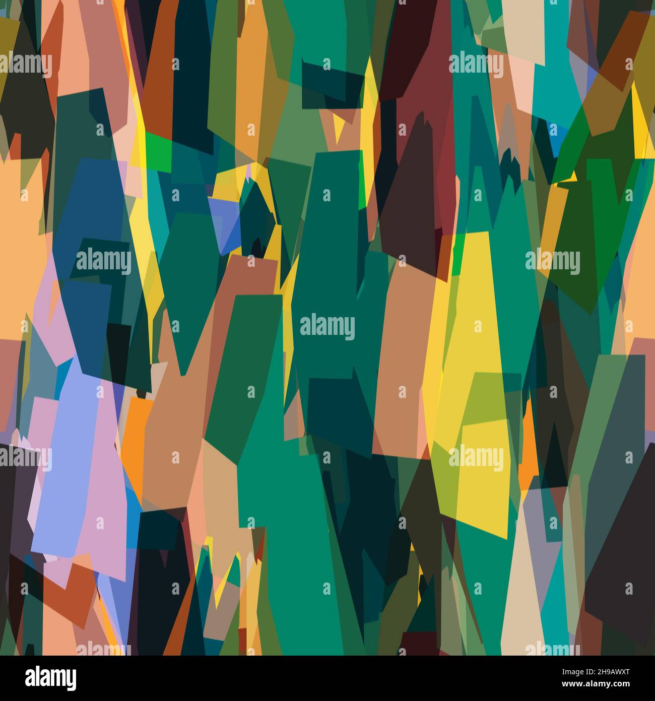 Seamless funky expressive and energetic paper cut out collage surface ...