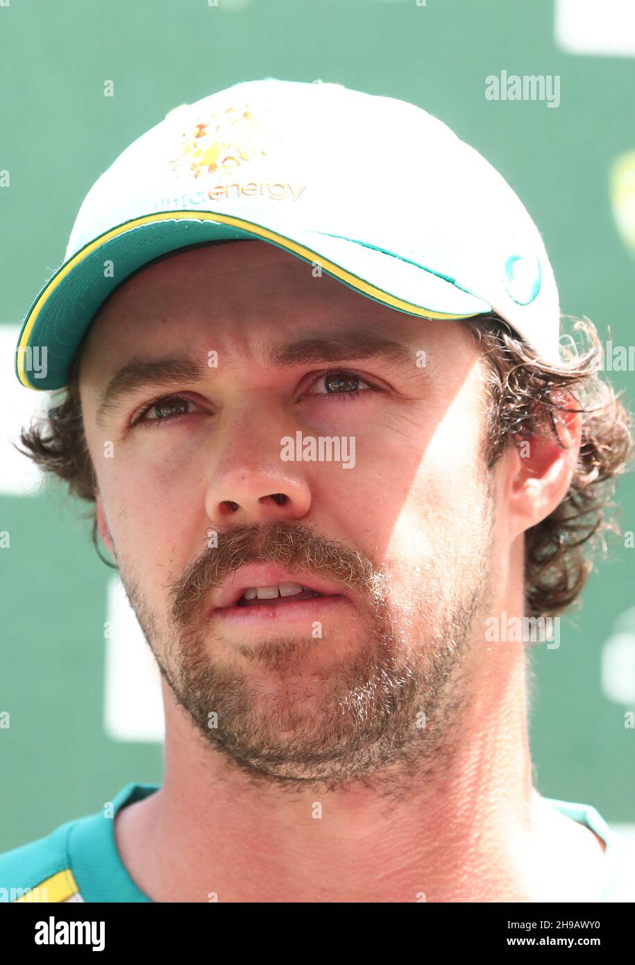 Australia's Travis Head during a press conference at The Gabba ...