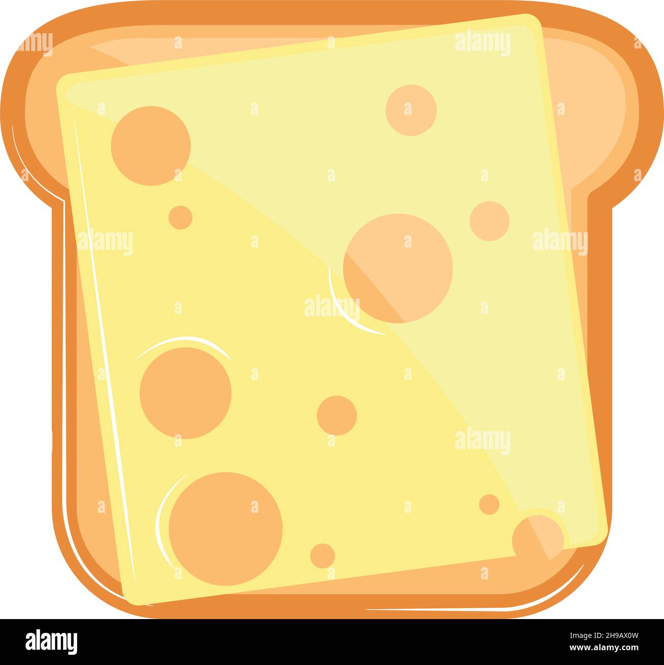 bread with cheese Stock Vector Image & Art - Alamy