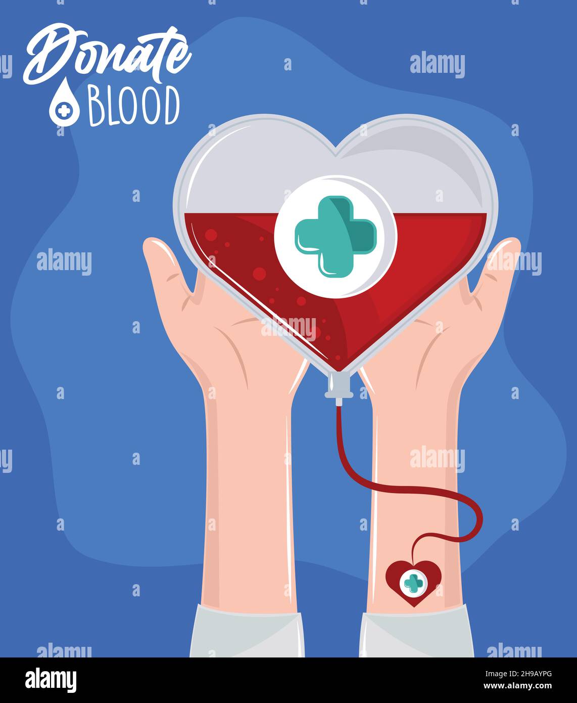 donate blood card Stock Vector Image & Art - Alamy