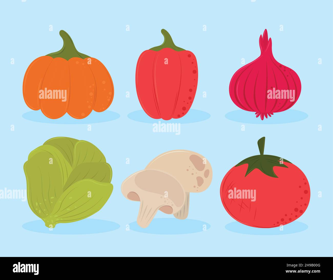 vegetables food icons Stock Vector Image & Art - Alamy