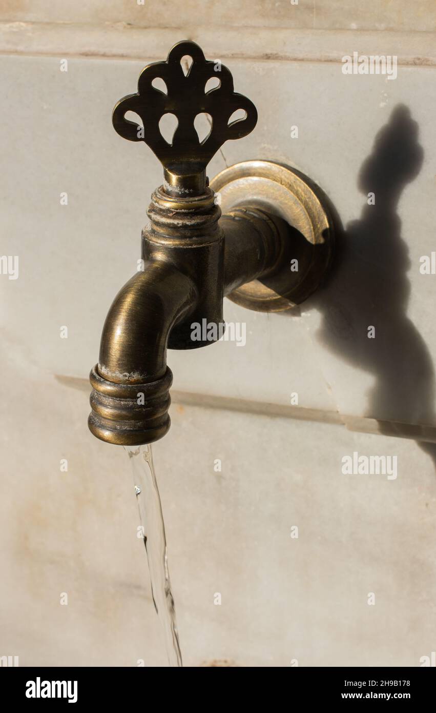 Turkish Ottoman style water tap examples Stock Photo - Alamy
