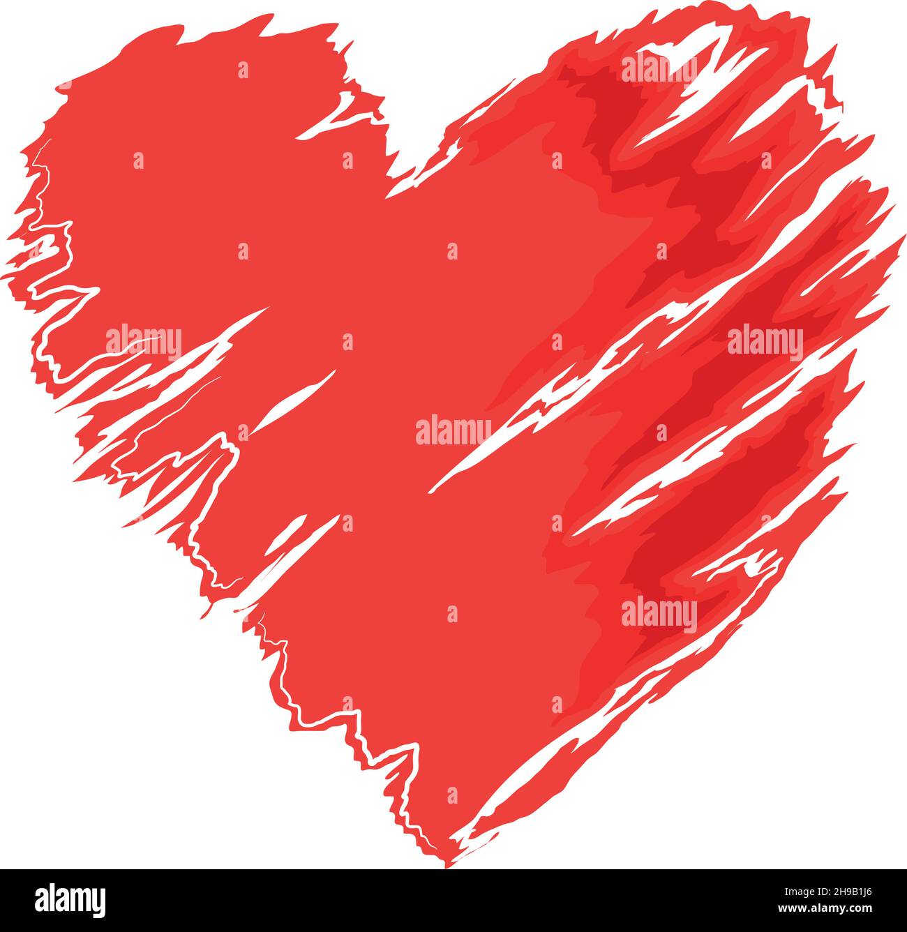 red heart love Stock Vector Image & Art - Alamy