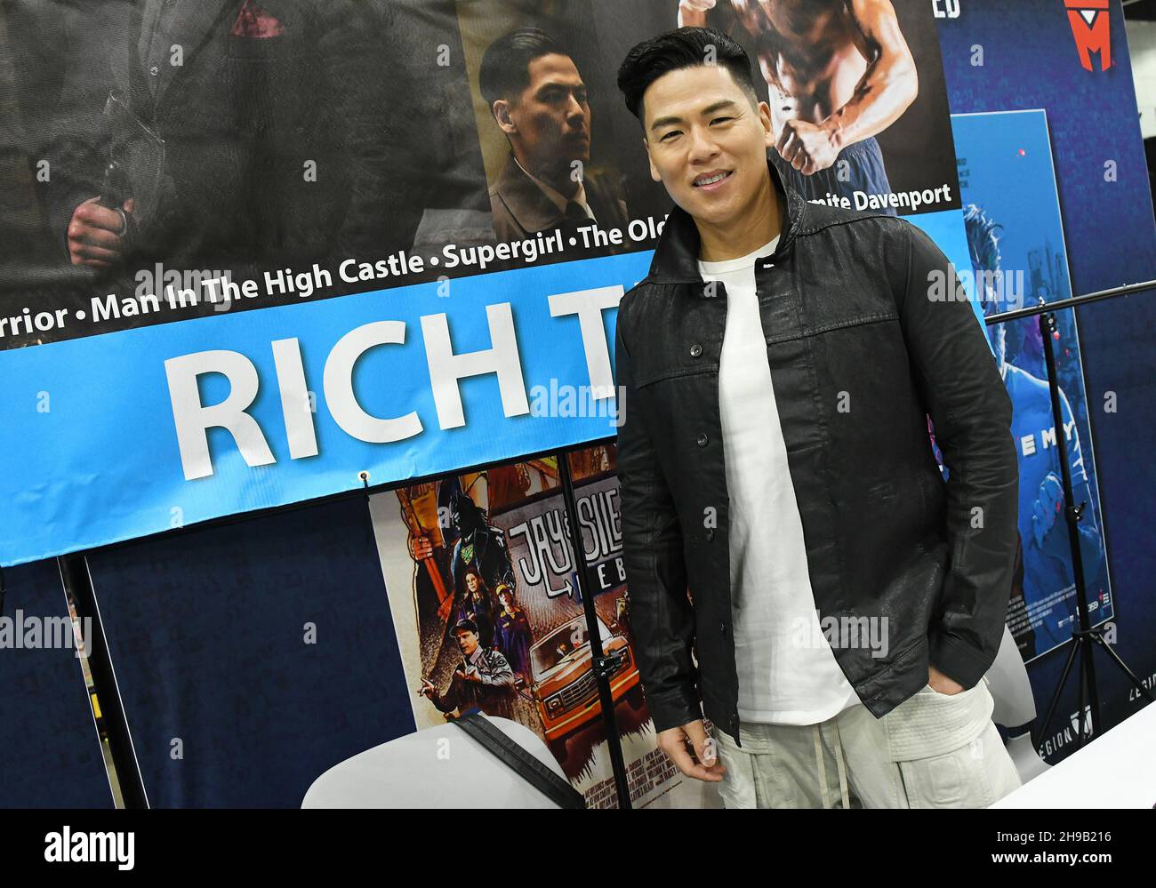Los Angeles, USA. 05th Dec, 2021. Actor Rich Ting on Day 3 of the 2021 Los Angeles Comic Con ...