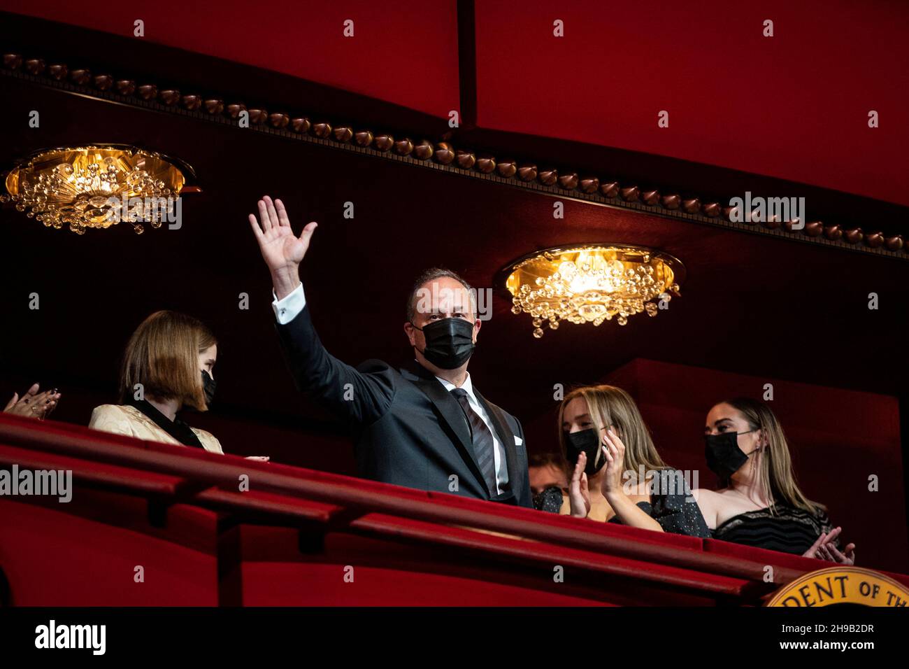 Second Gentleman Douglas Emhoff arrives during the 44th Kennedy Center ...