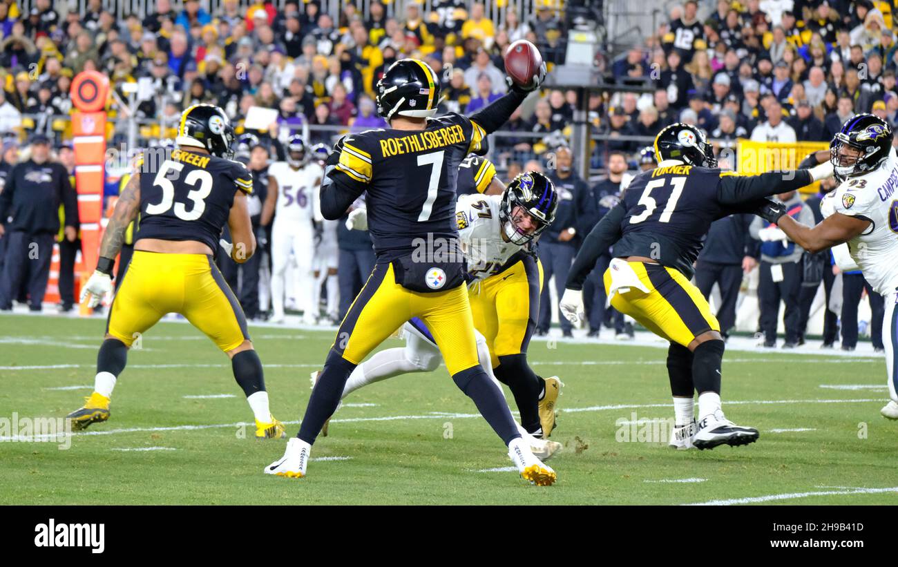 December 5th, 2021: Ben Roethlisberger #7 during the Pittsburgh ...