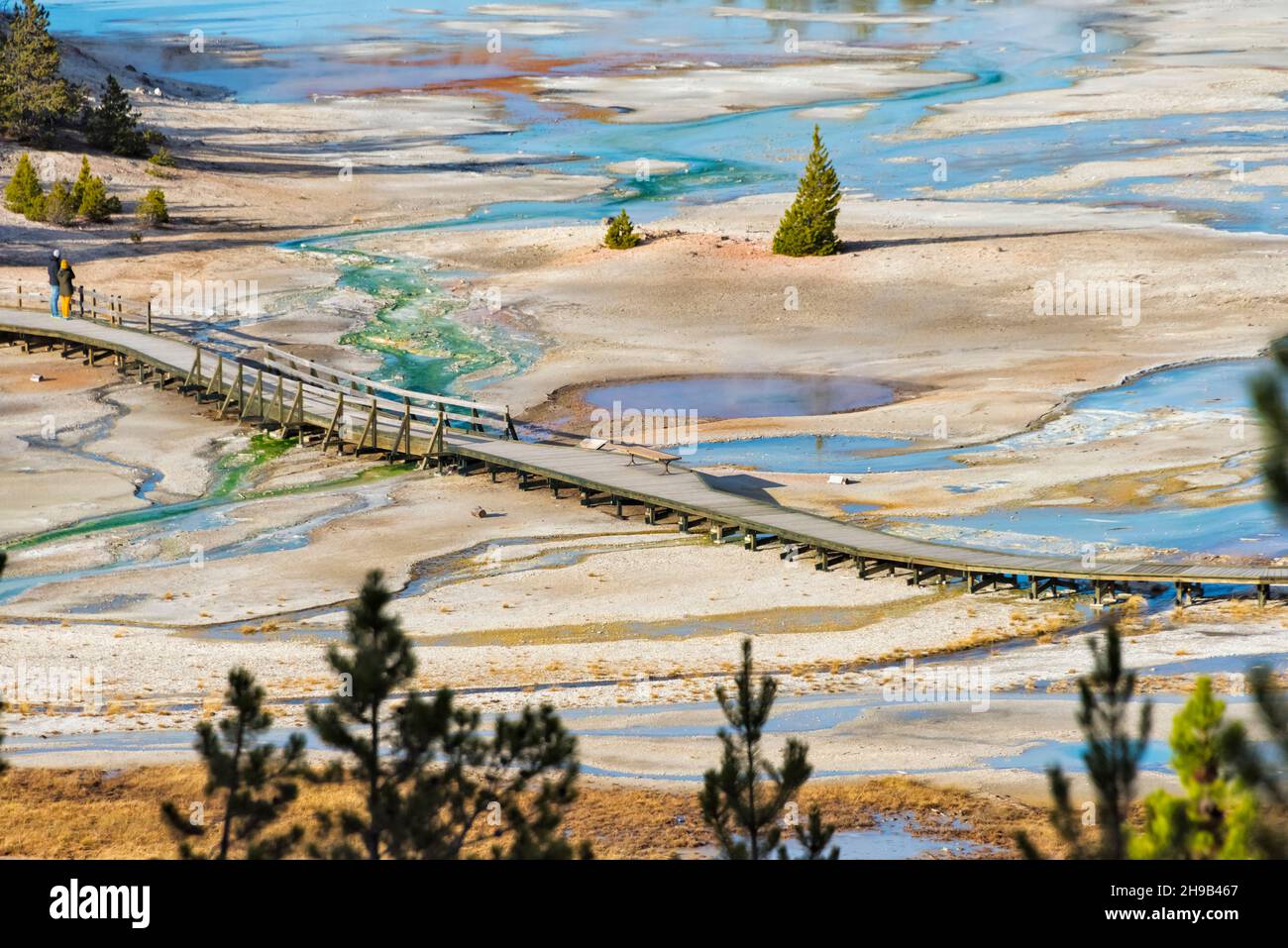 Norris geyser basin hi-res stock photography and images - Alamy