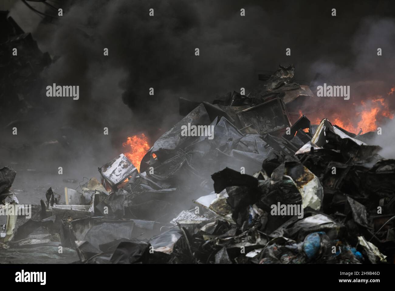 Fire recycling centre hi-res stock photography and images - Alamy
