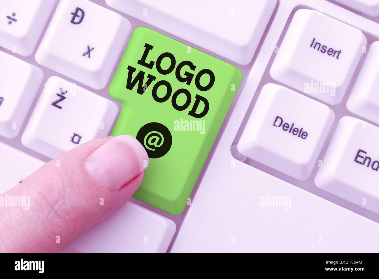Inspiration showing sign Logo Wood. Conceptual photo Recognizable ...