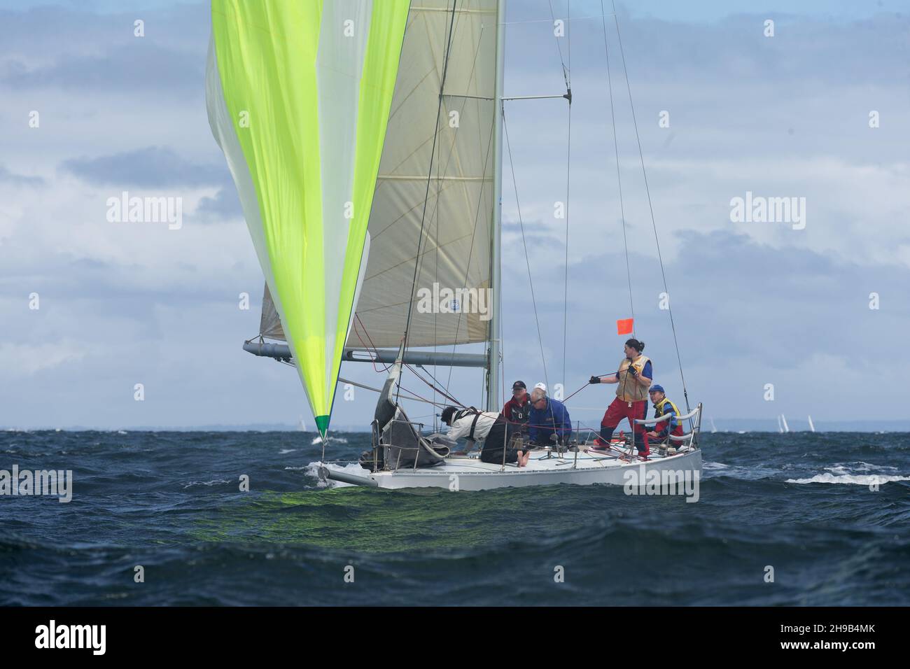 Fixed keel yachts are seen competing during the 2021/22 Australian ...