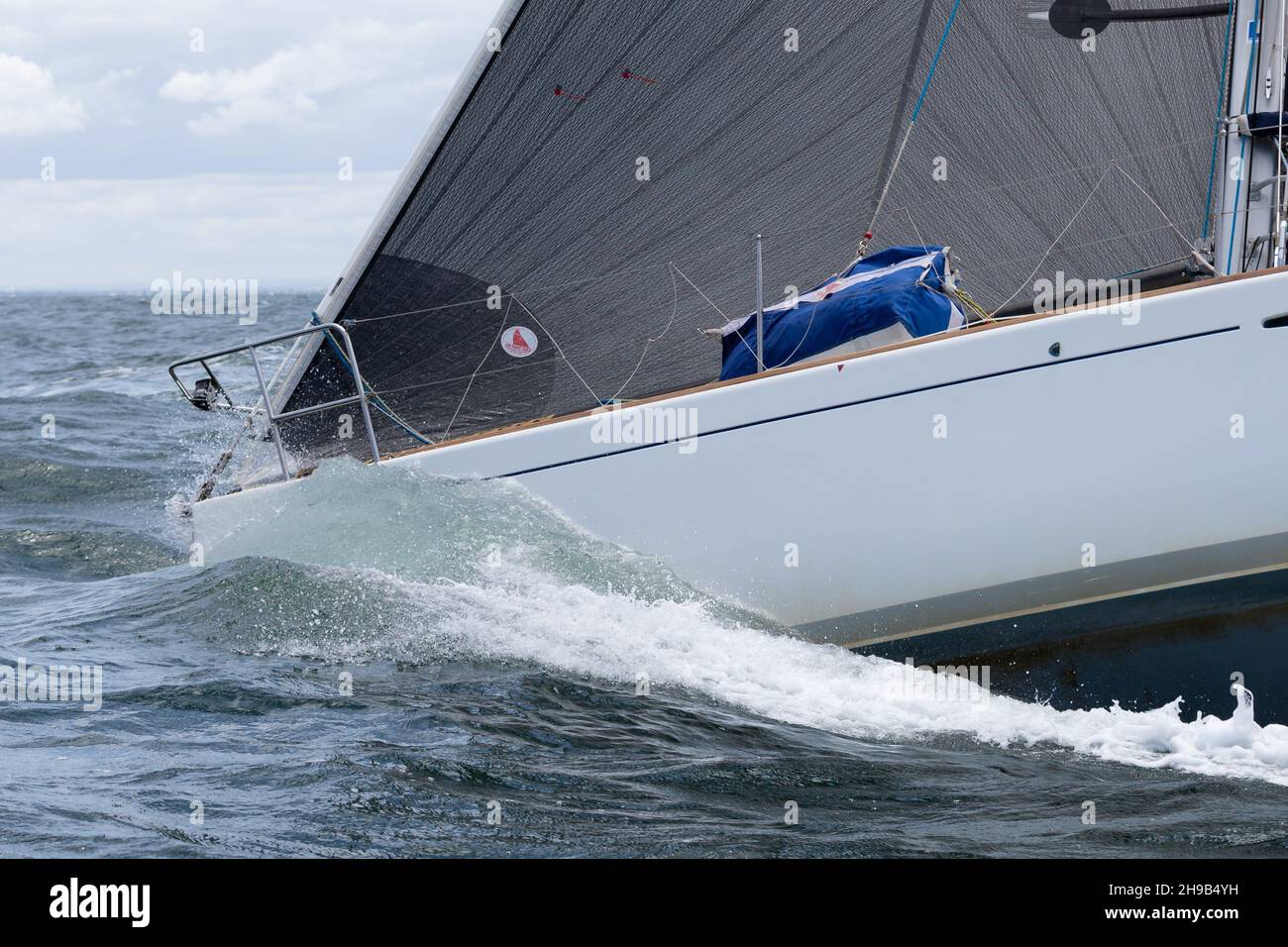 Fixed keel yachts are seen competing during the 2021/22 Australian ...