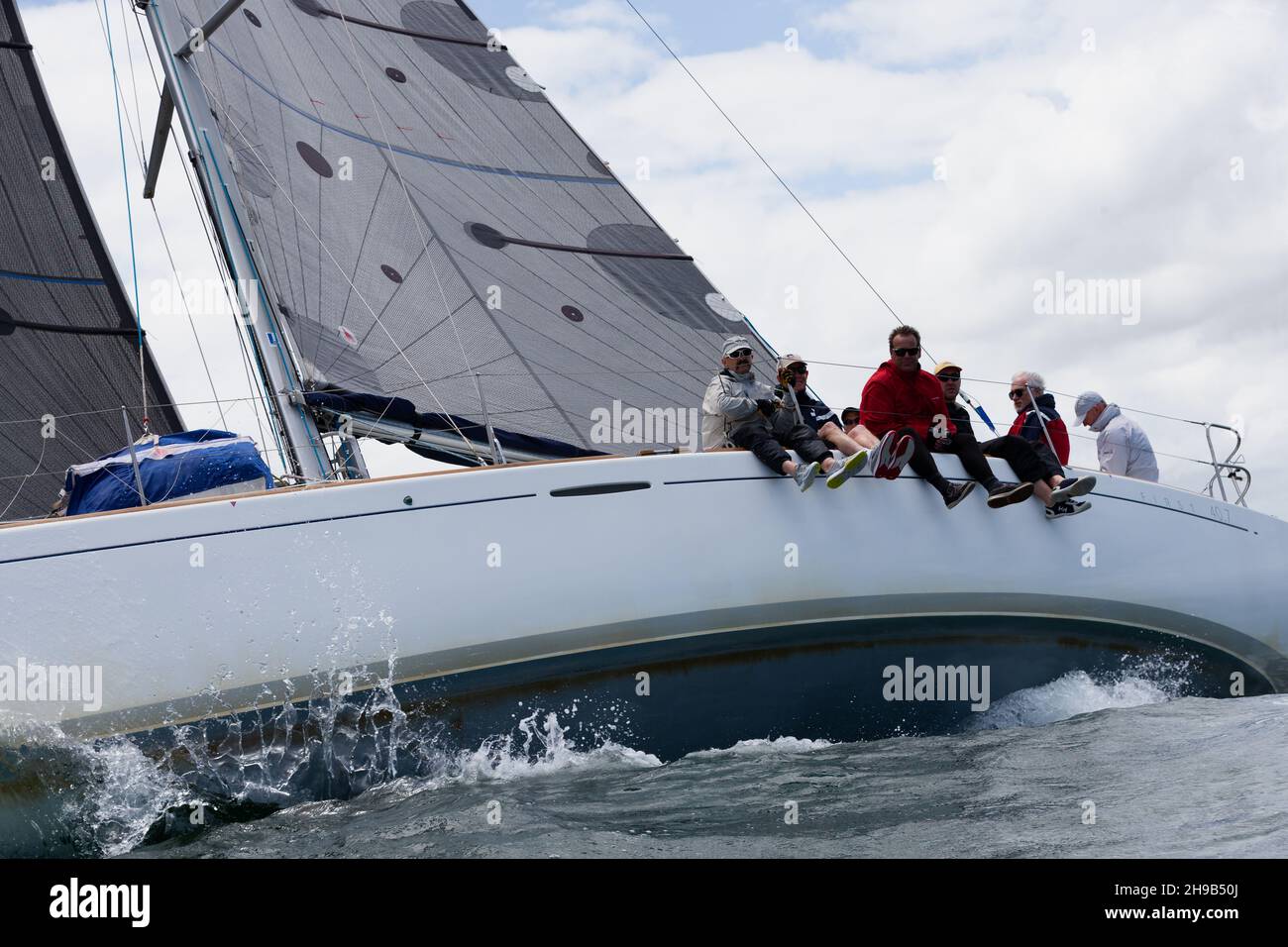 Fixed keel yachts are seen competing during the 2021/22 Australian ...
