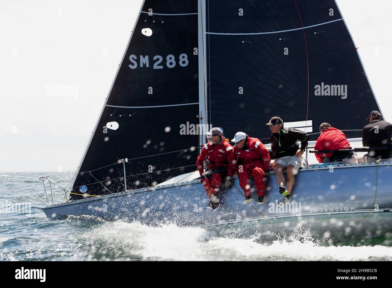 Fixed keel yachts are seen competing during the 2021/22 Australian ...