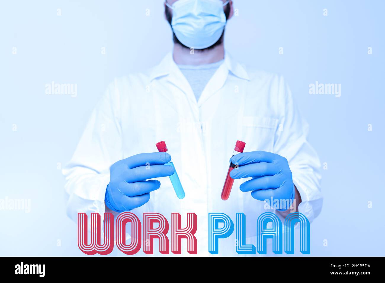 Inspiration showing sign Work Plan. Business concept project to be ...