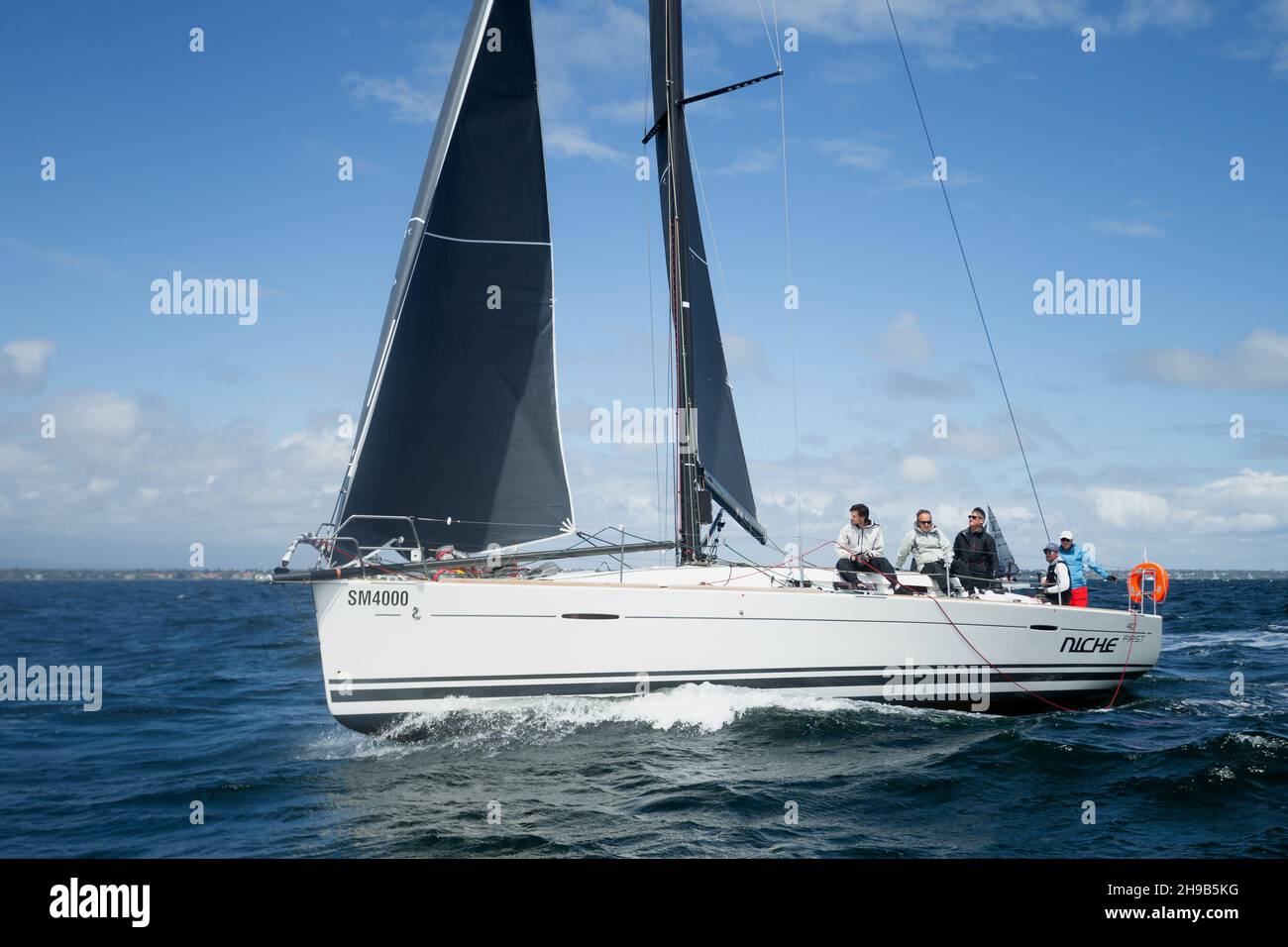 Fixed keel yachts are seen competing during the 2021/22 Australian ...