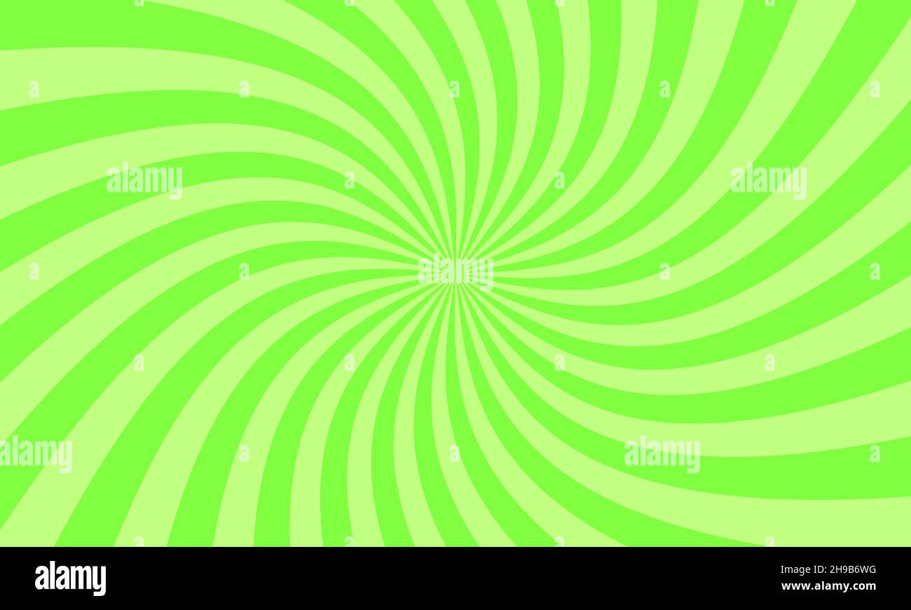 Green rays background in retro style. Vector Stock Vector Image & Art ...