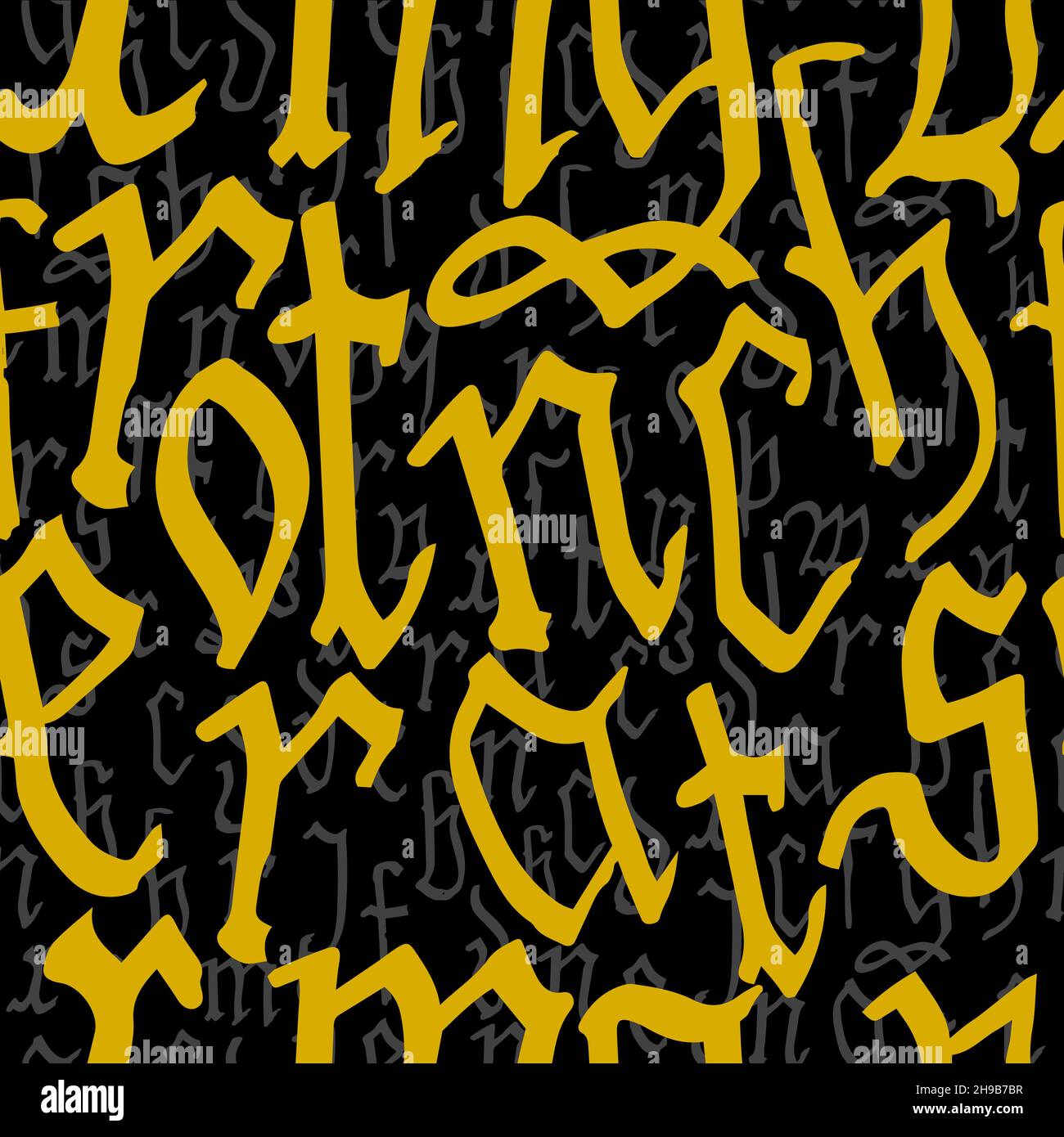 Gothic Alphabet High Resolution Stock Photography and Images - Alamy