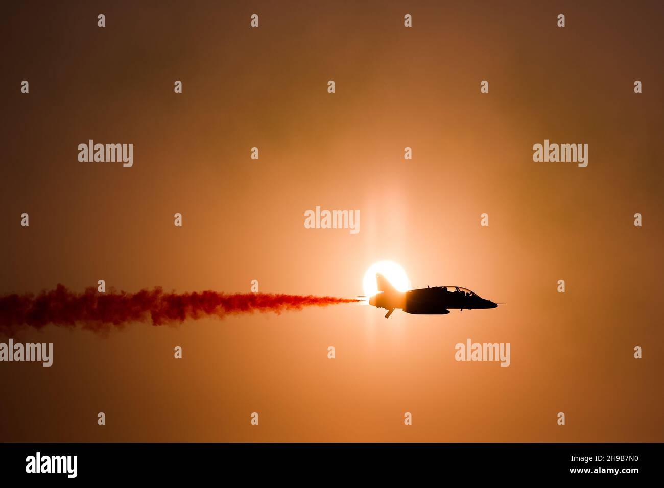 Fighter jet Show during the Formula 1 stc Saudi Arabian Grand Prix 2021 ...