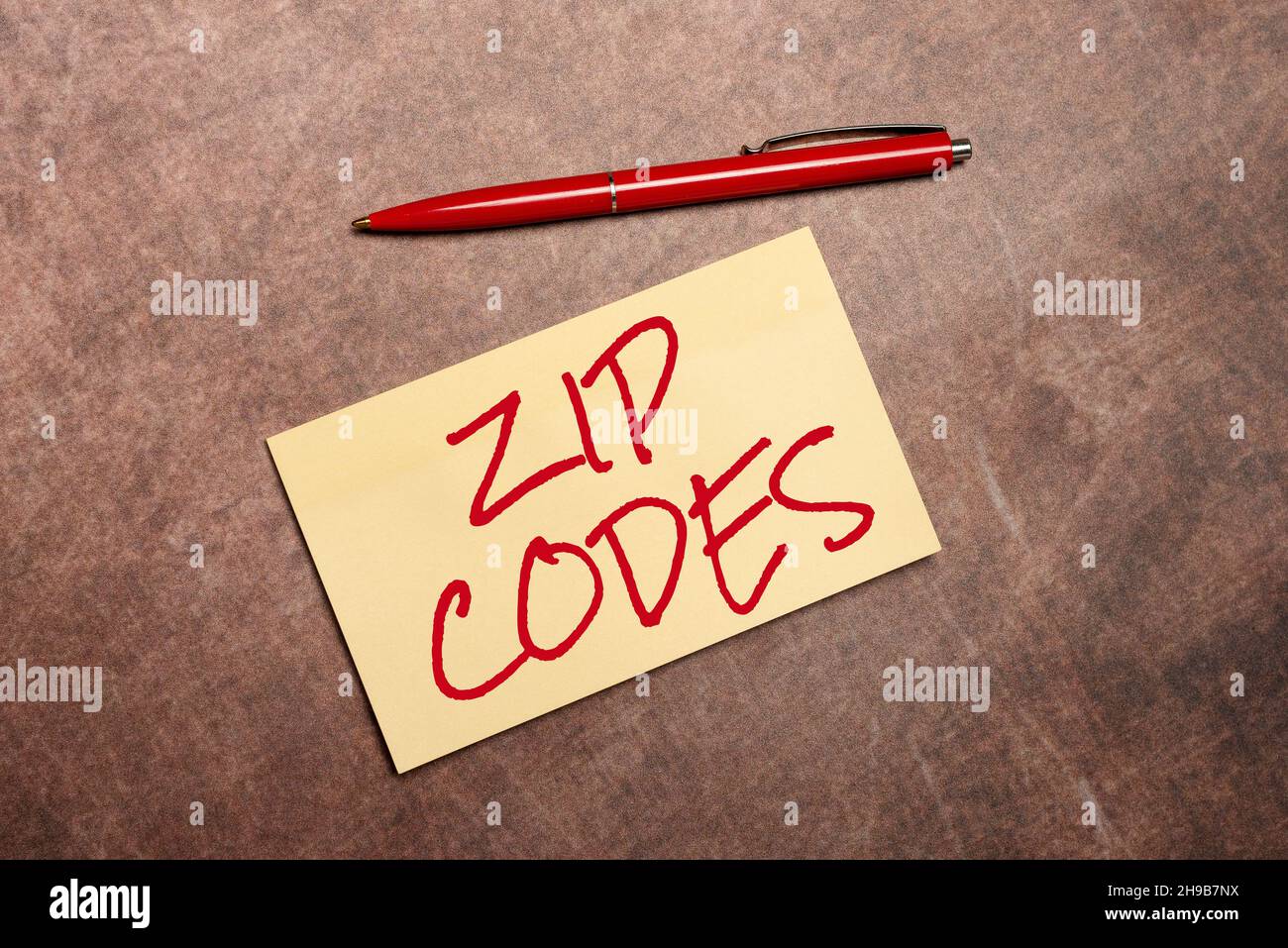 Inspiration showing sign Zip Codes. Business approach numbers added to ...
