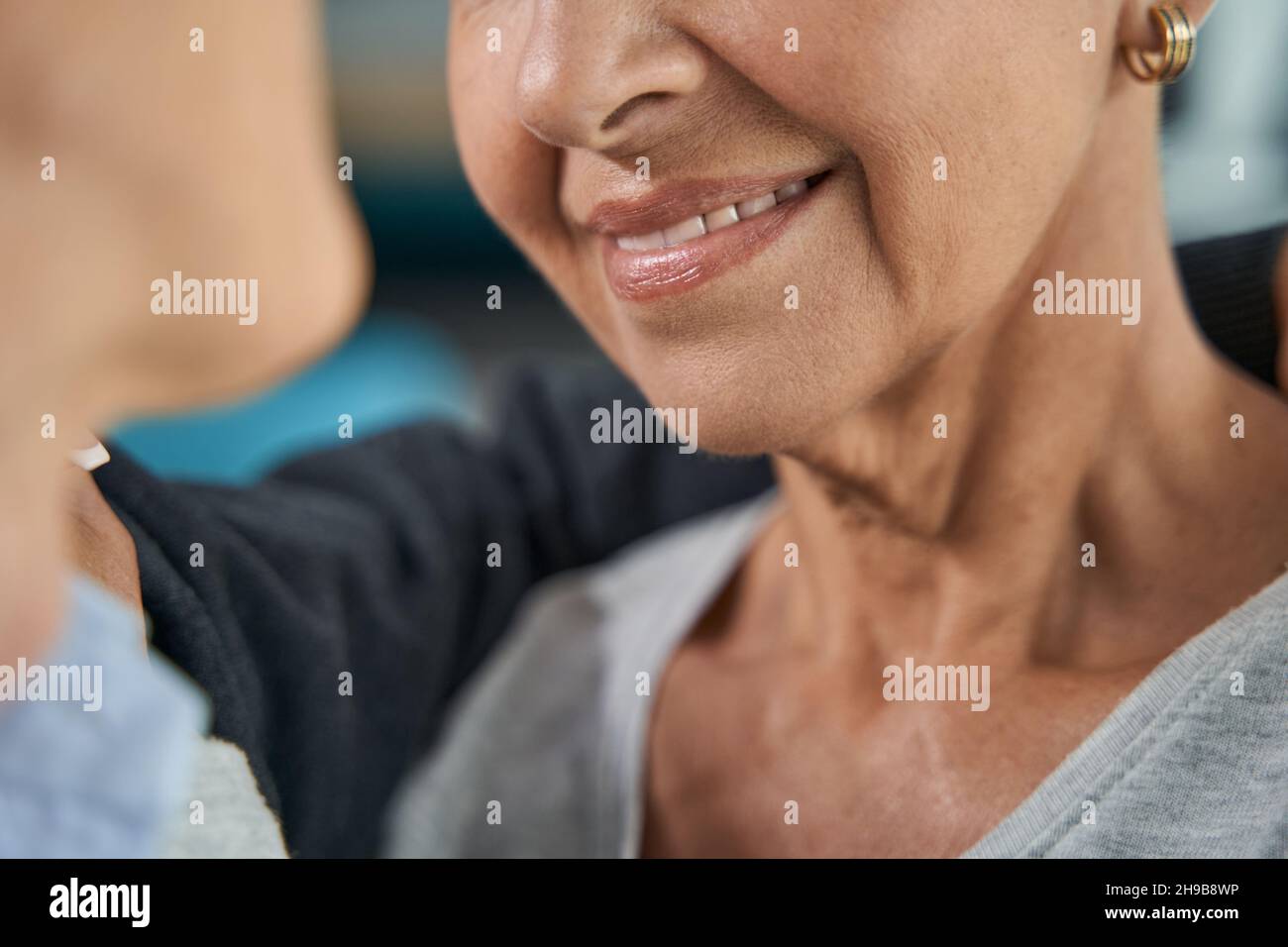 Pensioner people pleasure portrait relations senior hi-res stock ...