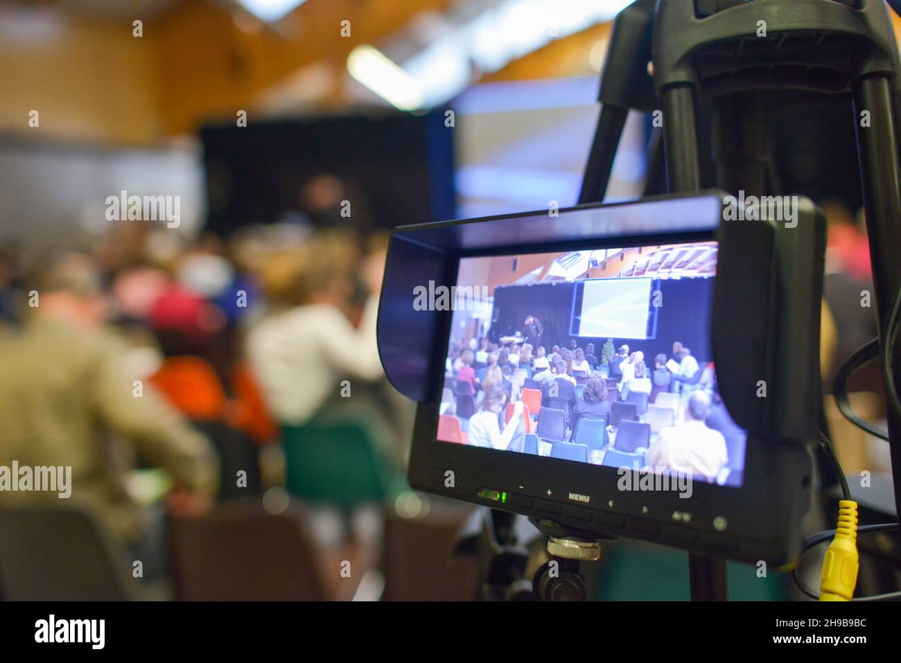 a view of monitor for video camera Stock Photo - Alamy