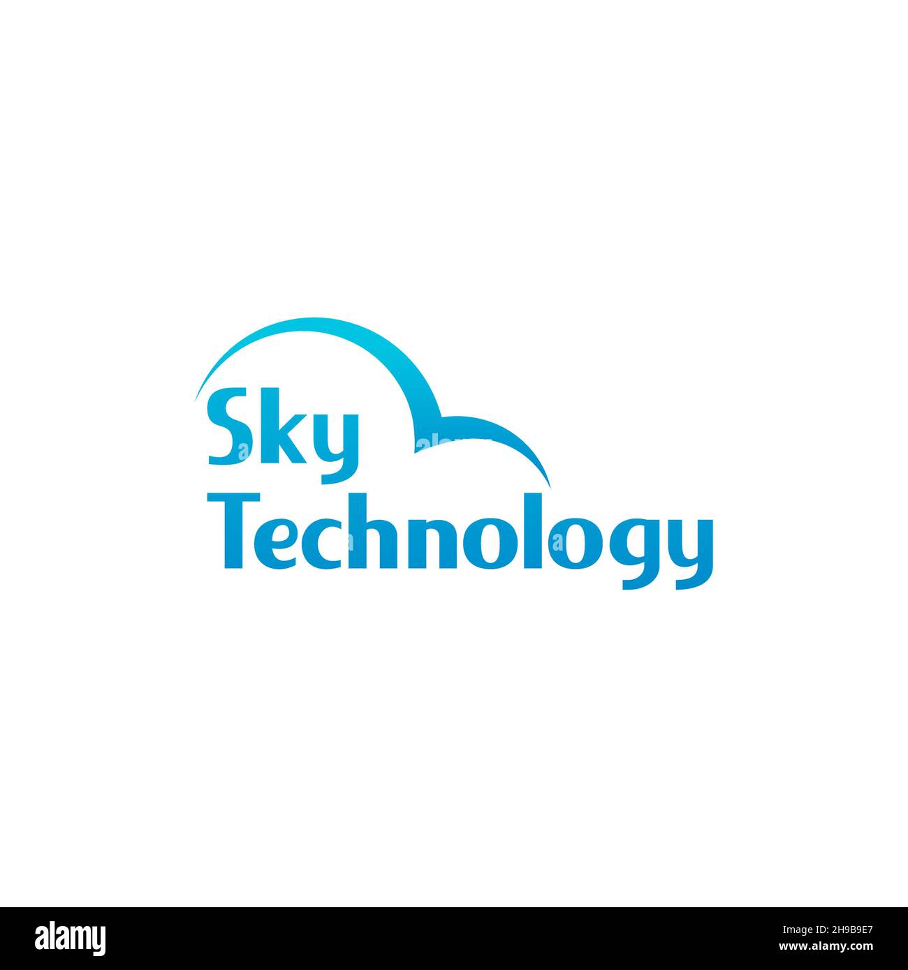 Sky tech logo hi-res stock photography and images - Alamy