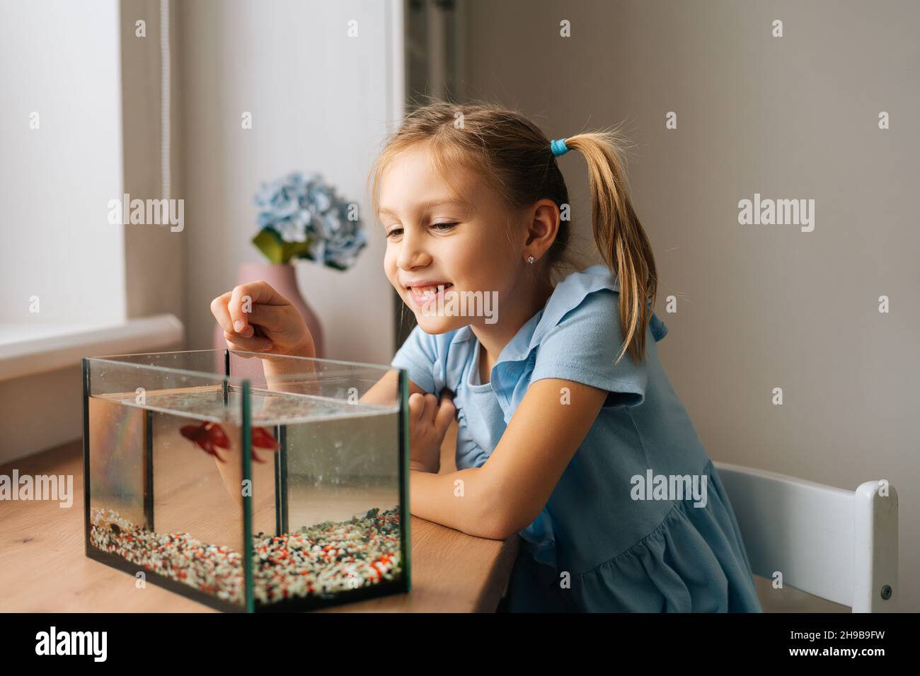 Child tapping hi-res stock photography and images - Alamy
