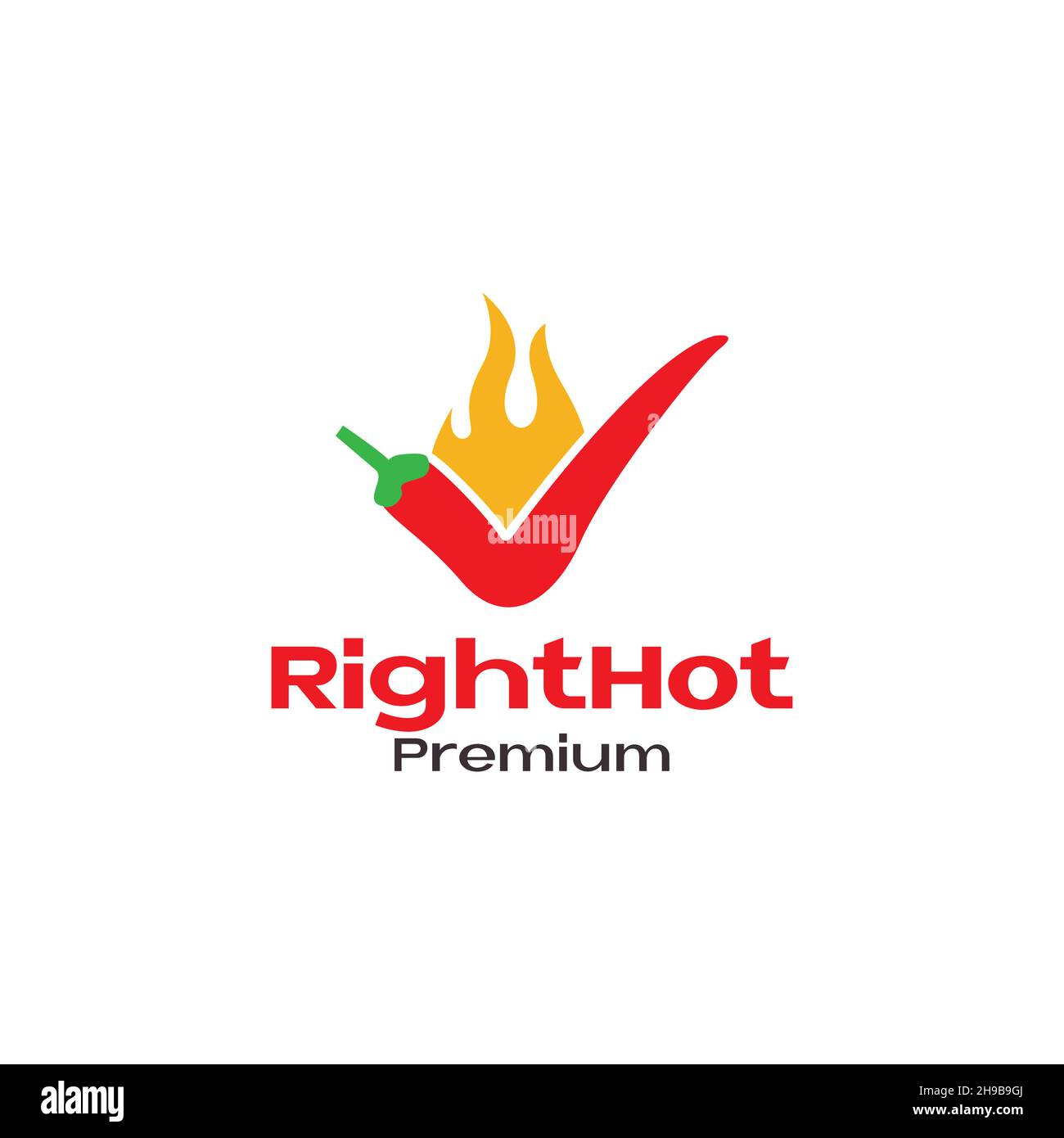 abstract chili hot fire logo symbol icon vector graphic design ...