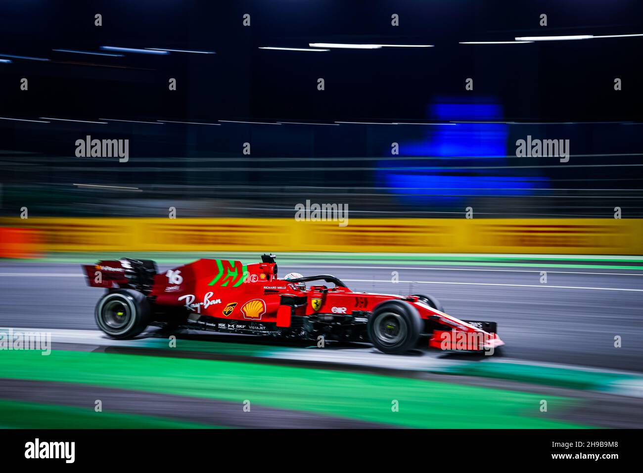16 LECLERC Charles (mco), Scuderia Ferrari SF21, action during the Formula 1 stc Saudi Arabian ...