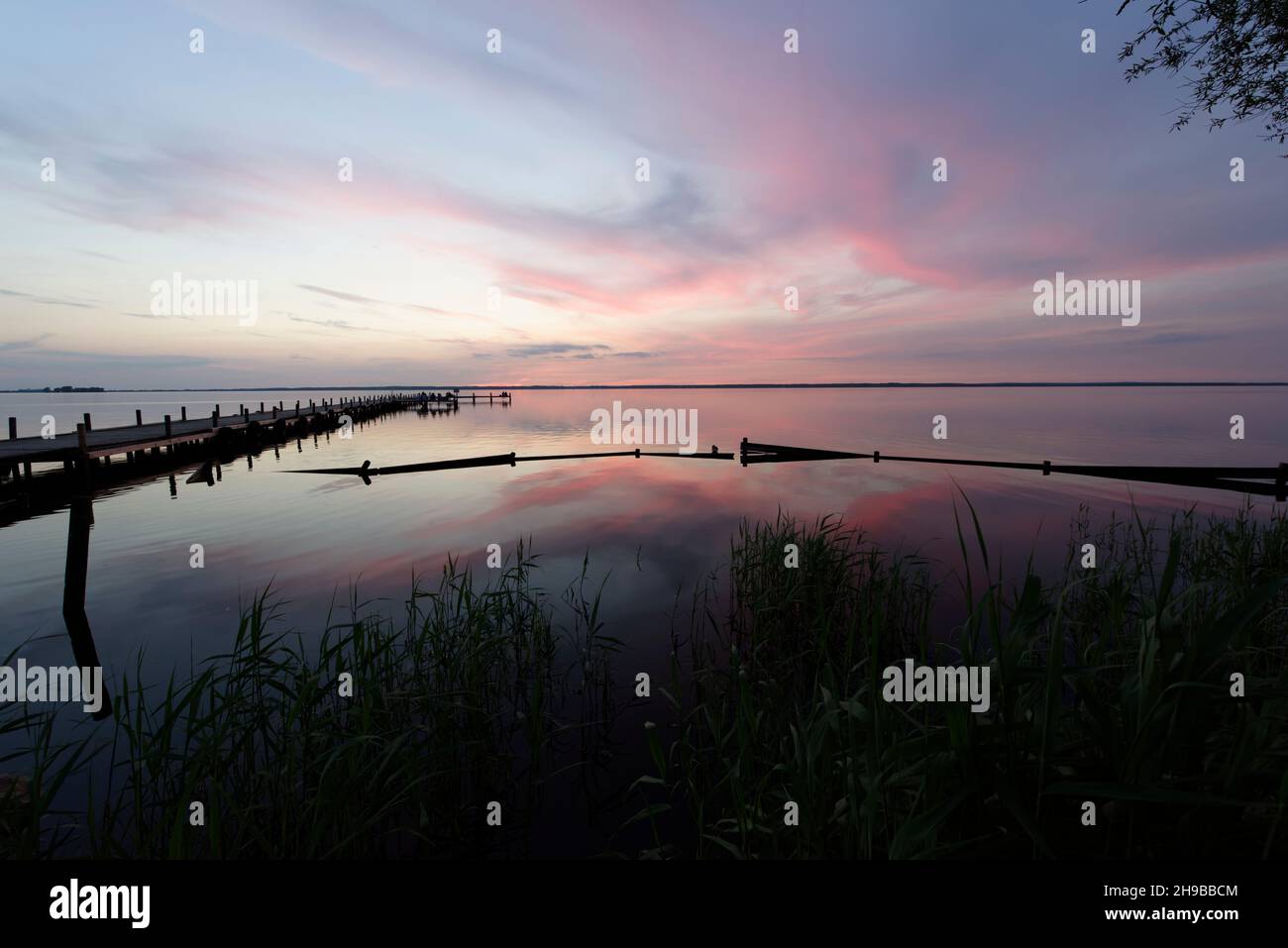 Sunset at Steinhuder Meer ,Hannover ,Germany .Steinhuder Meer Nature ...