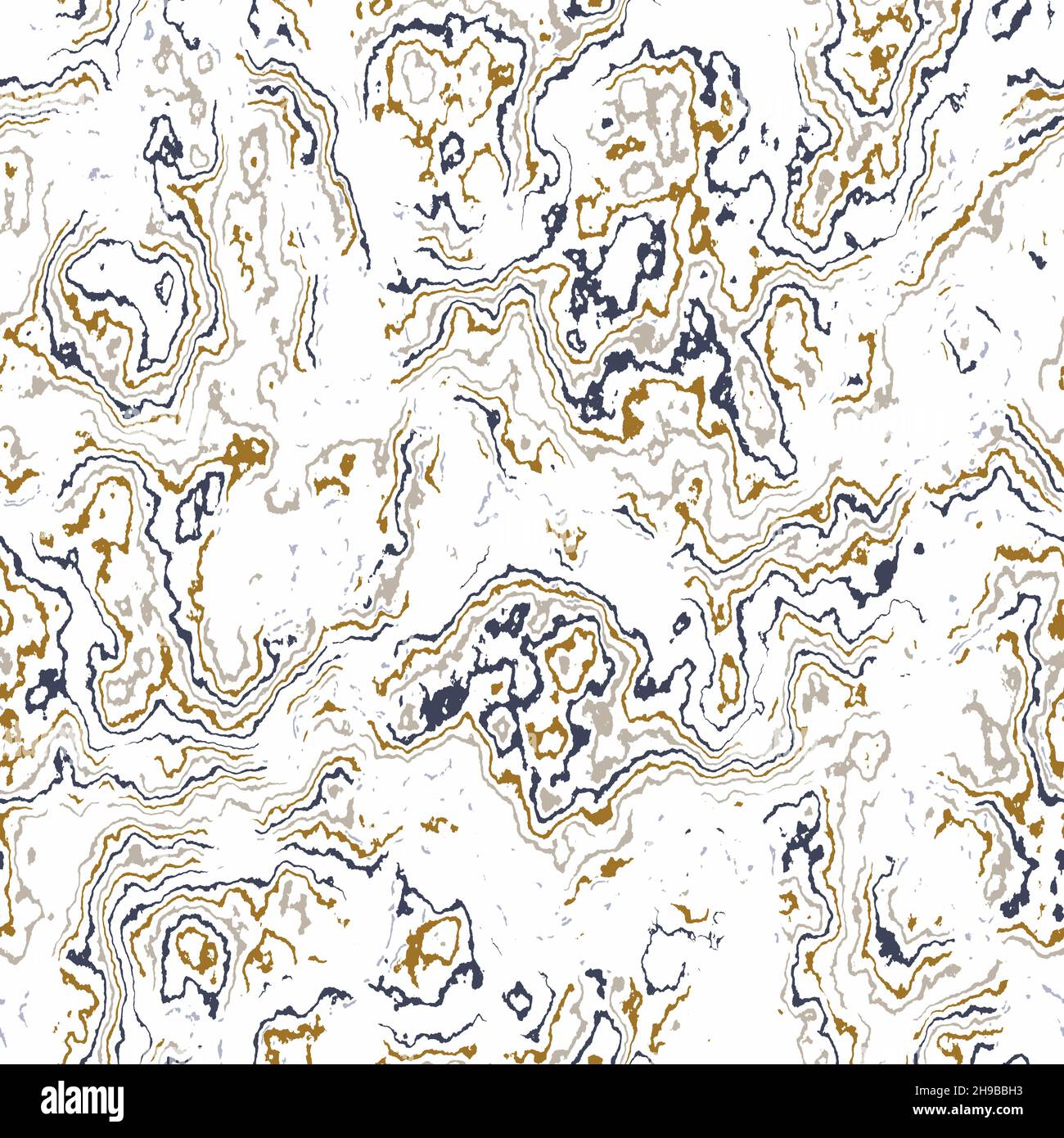 White tonal marbled seamless texture. Irregular pale ink blotch paint ...