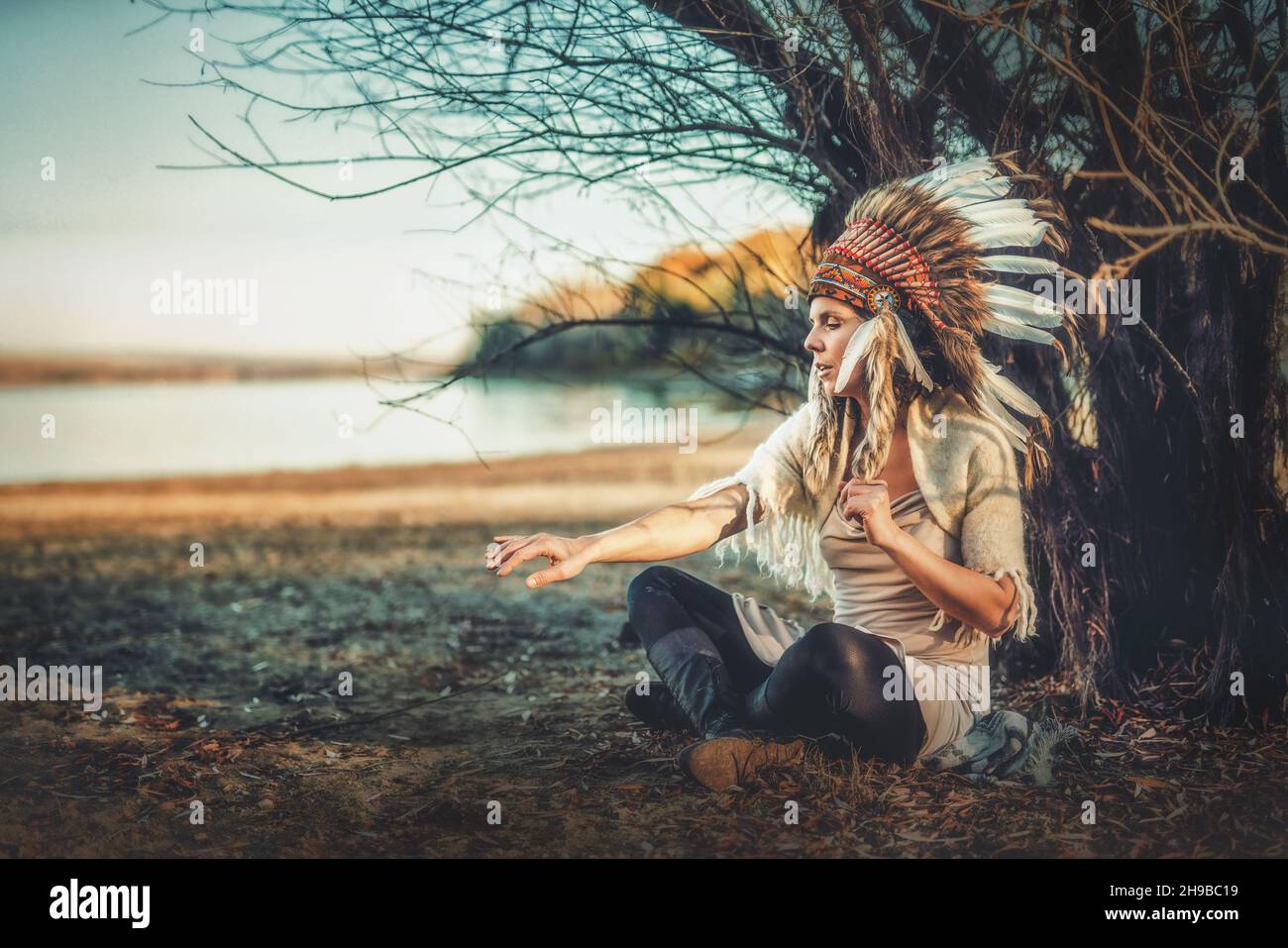 Shamanic warrior hi-res stock photography and images - Alamy