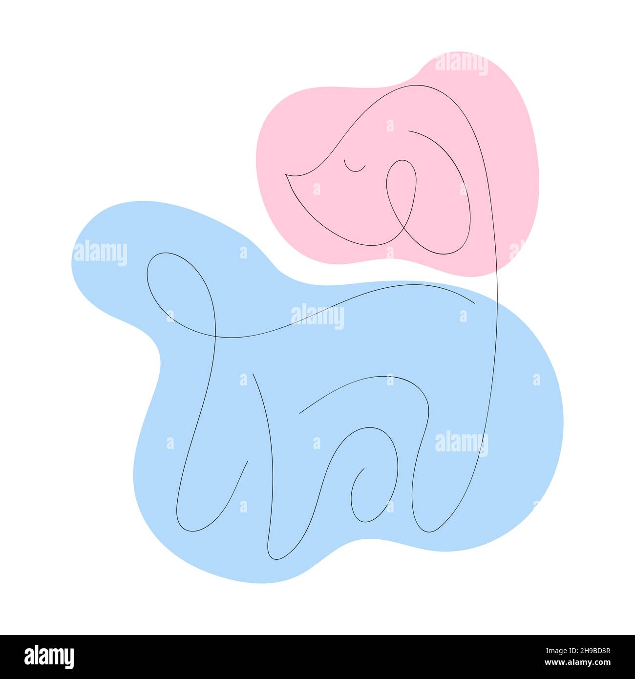 Dog Line Art High Resolution Stock Photography and Images - Alamy