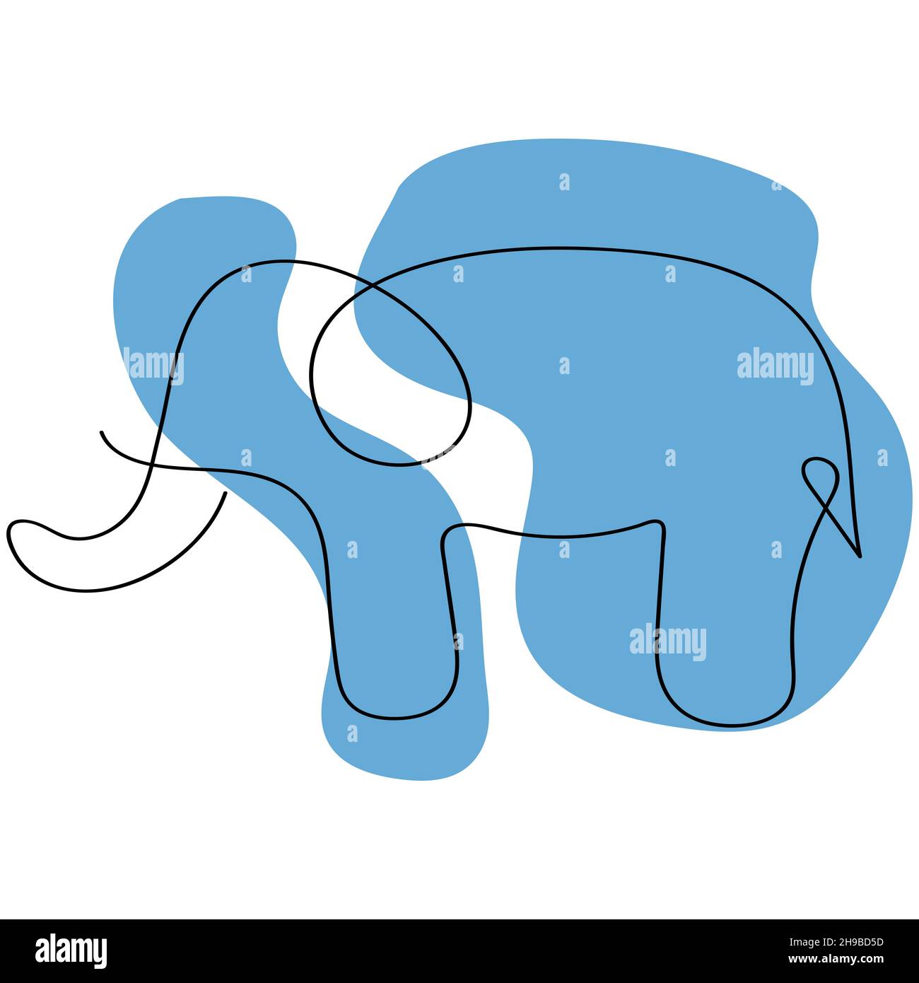 Simple elephant hi-res stock photography and images - Alamy