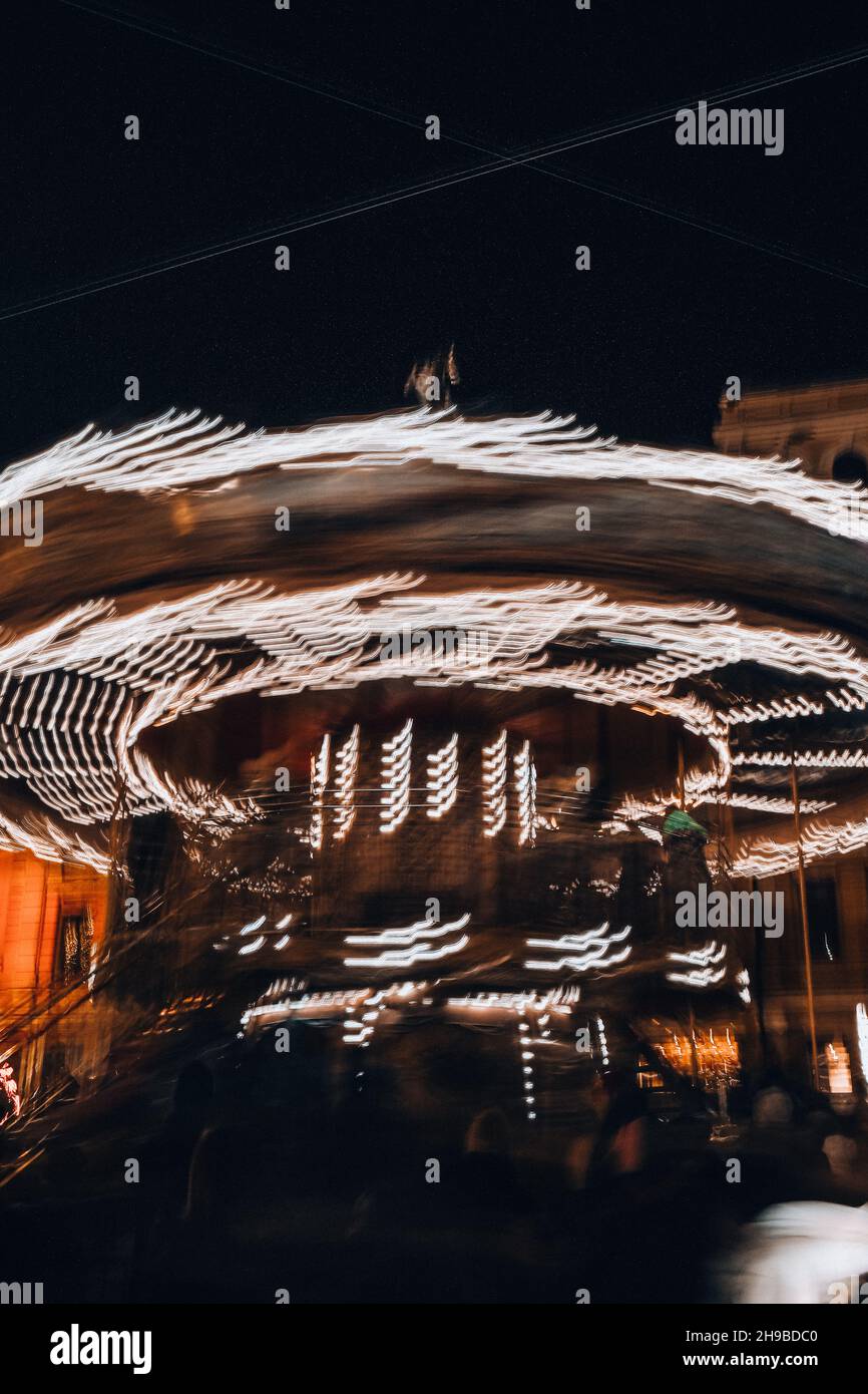 Merry go round spinning wheel hi-res stock photography and images - Alamy