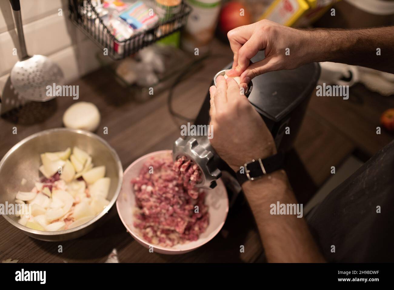 Meat process hi-res stock photography and images - Alamy
