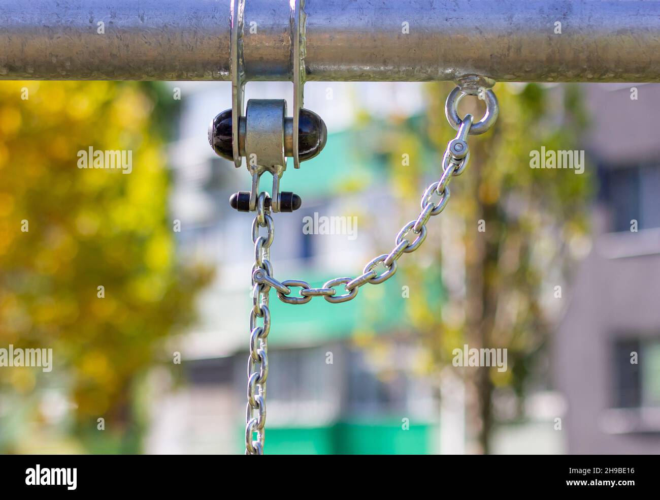 Silver chain attached hi-res stock photography and images - Alamy