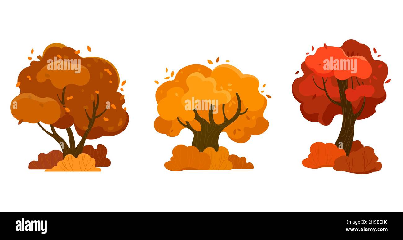 Tree empty nature fall Stock Vector Images - Alamy