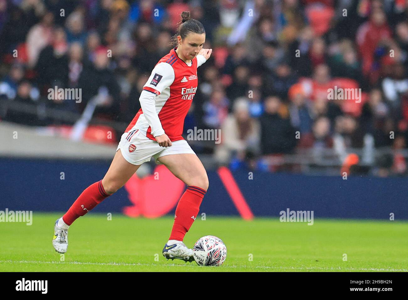 Lotte Wubben-Moy #3 of Arsenal in action during the game Stock Photo ...