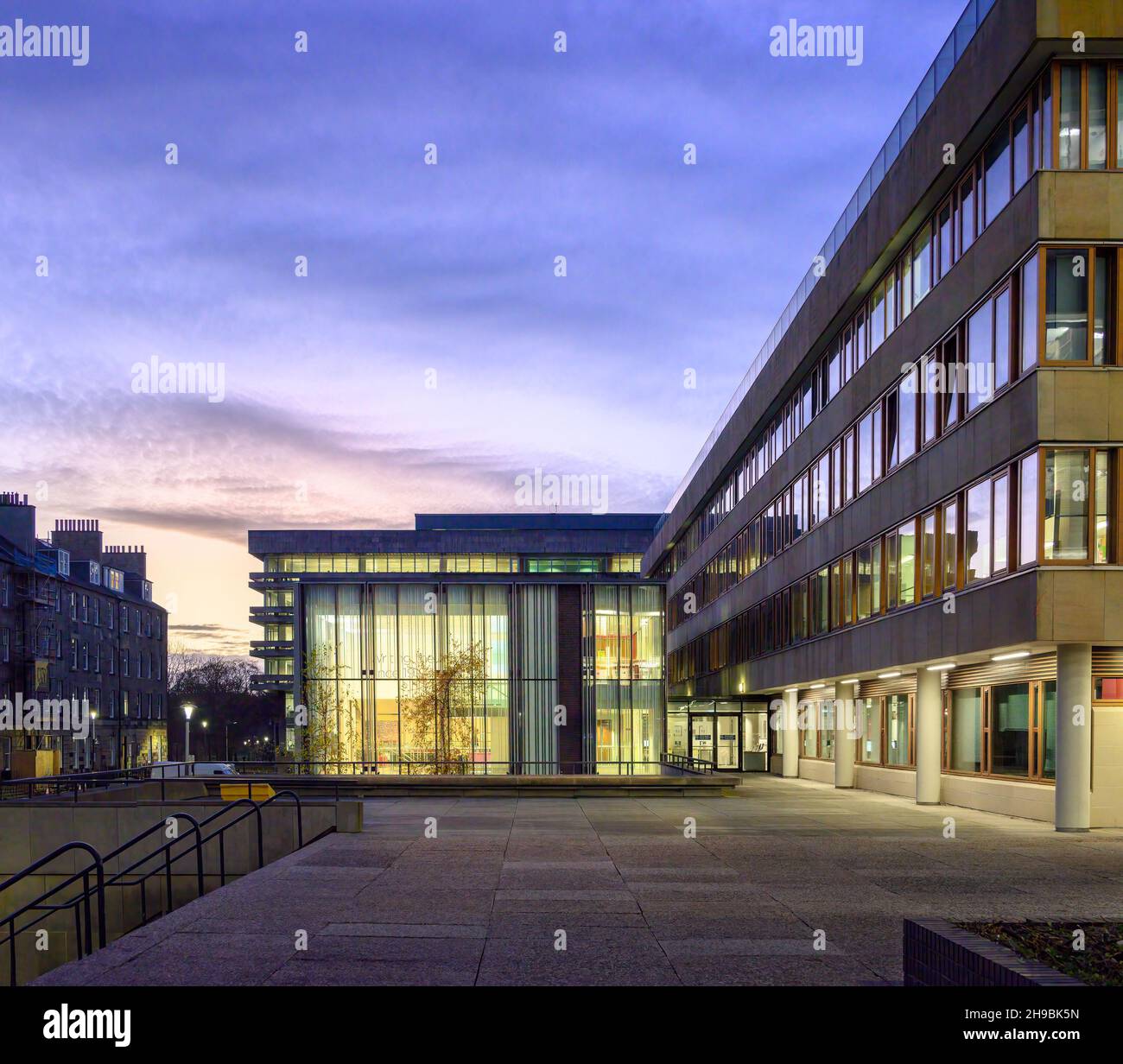 Edinburgh, Scotland, UK - Business school building, Edinburgh ...