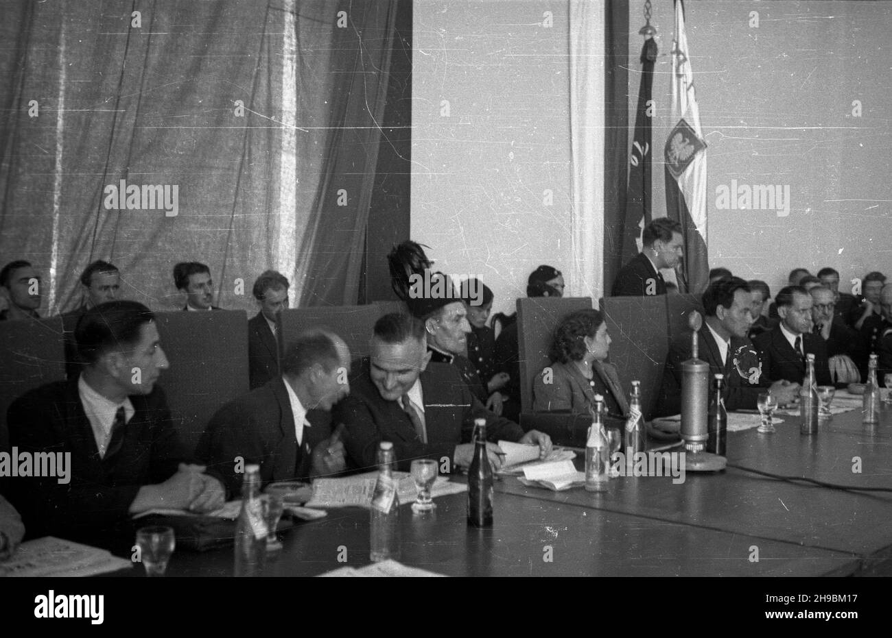 Szczecin, 1947-09-07. Trzeci Zjazd Przemys³owy Ziem Odzyskanych. Obrady ...