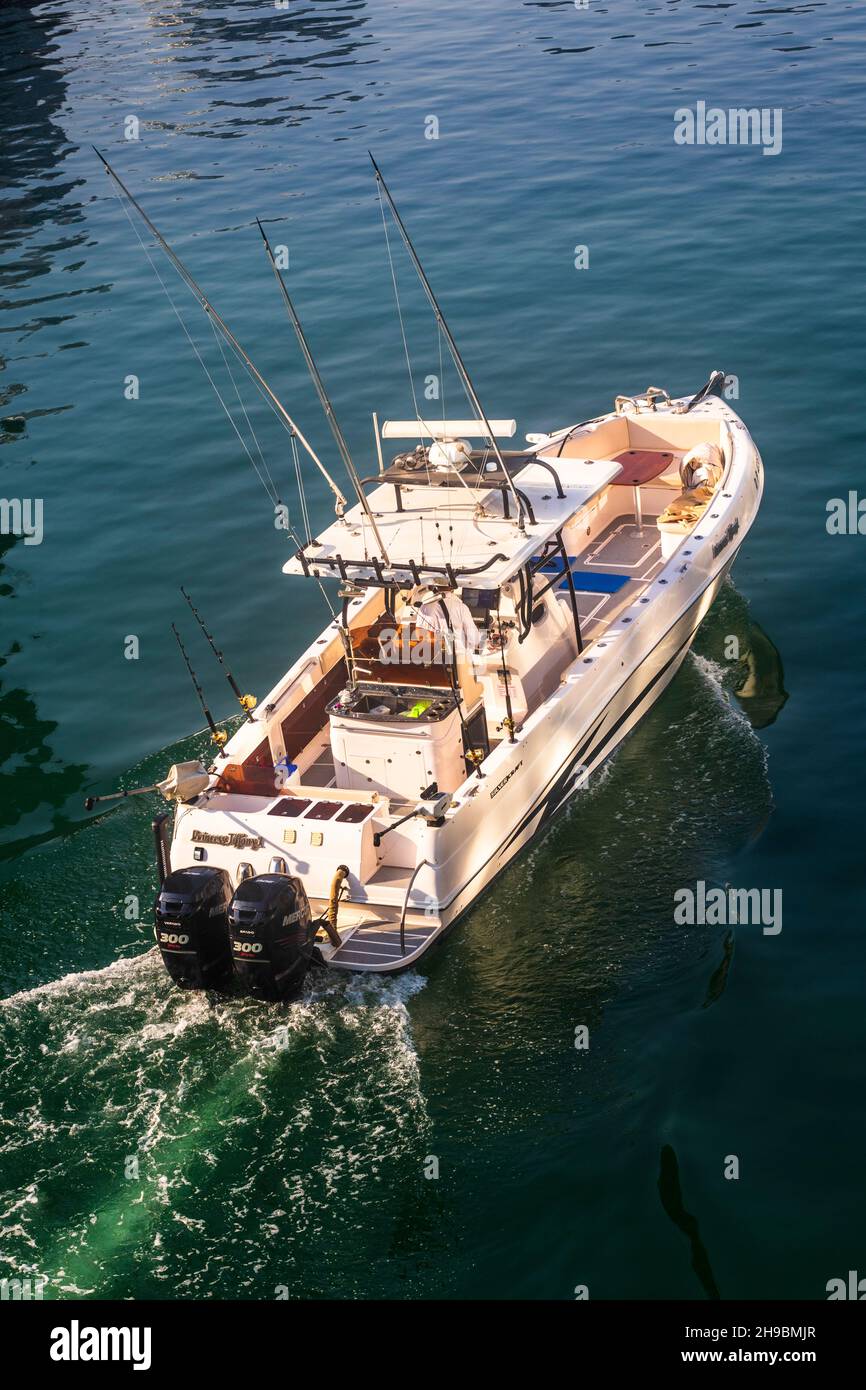 Shot of a small fishing boat Stock Photo - Alamy