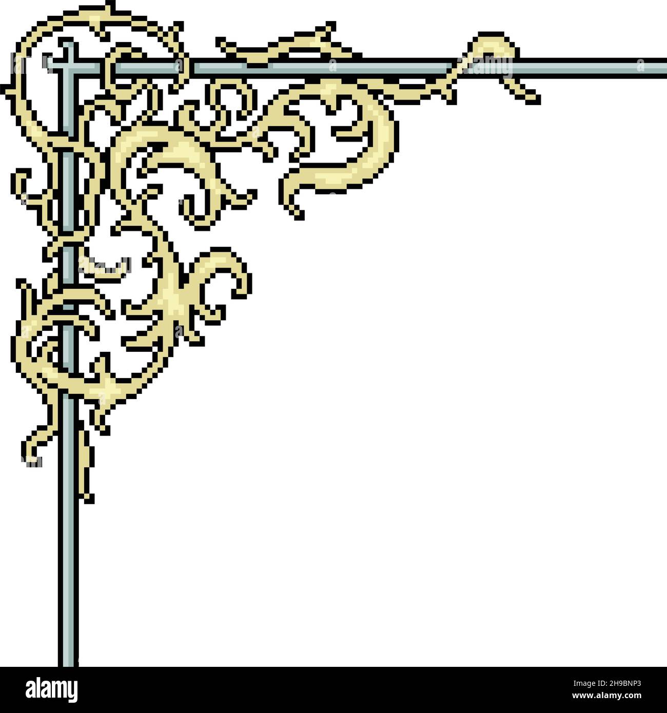 Art edge Stock Vector Images - Alamy