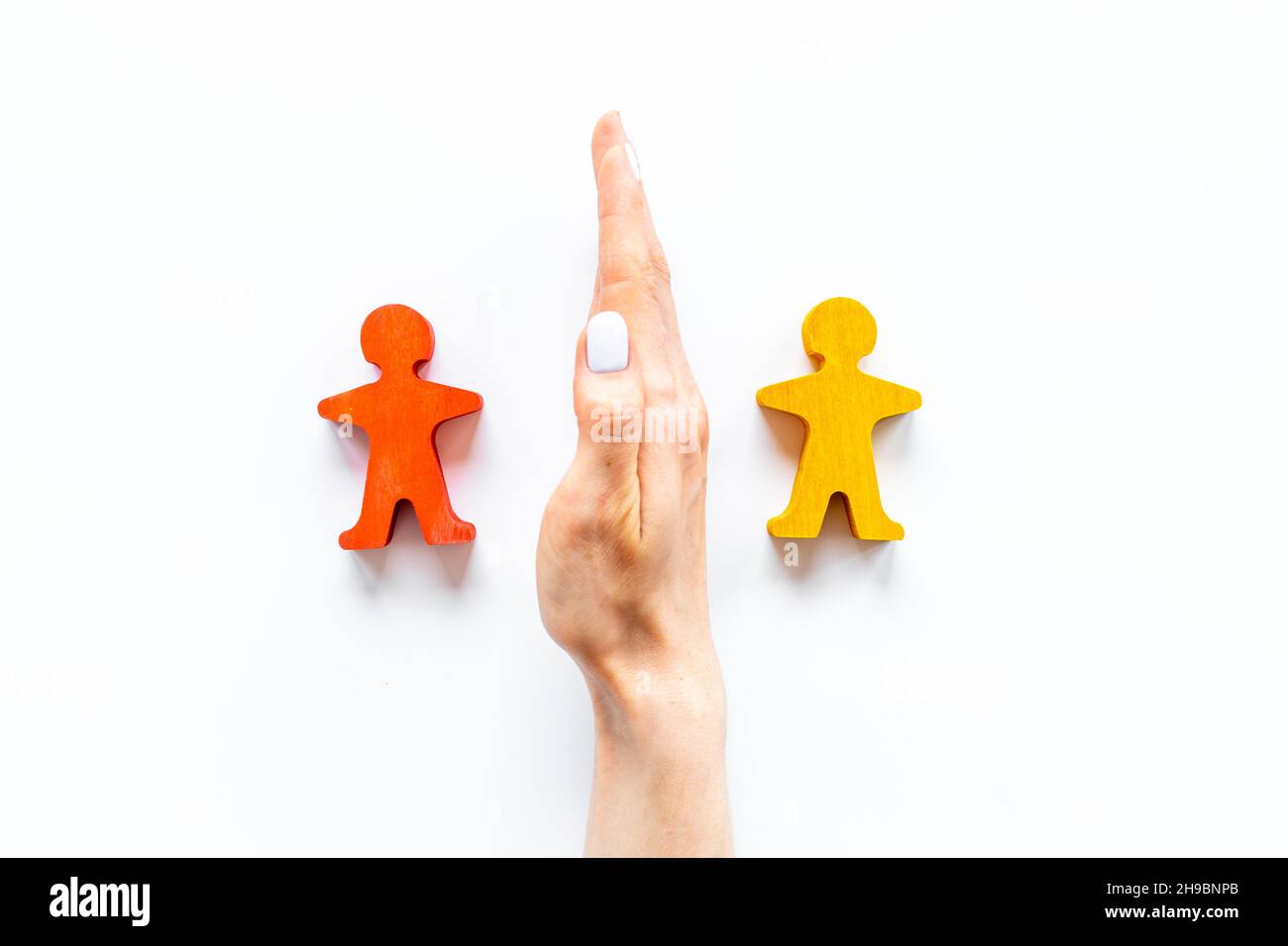 Person resolving conflict hi-res stock photography and images - Alamy