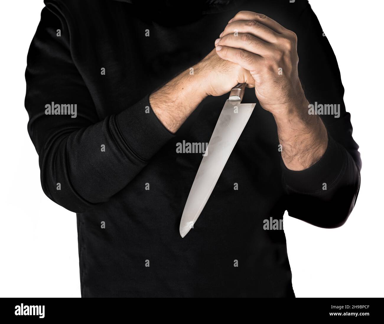 Hands holding the knife hi-res stock photography and images - Alamy