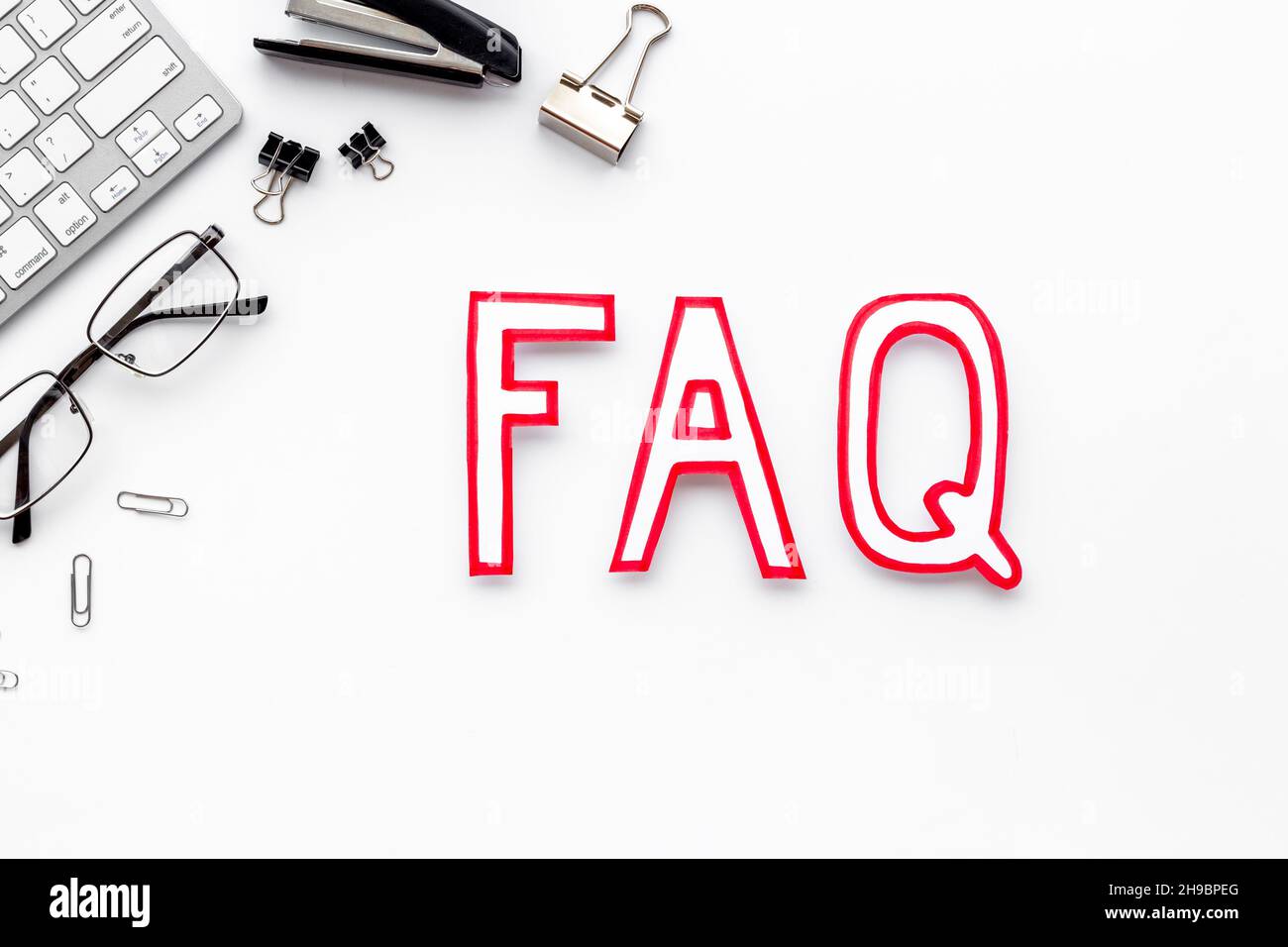 Faq business logo hi-res stock photography and images - Alamy