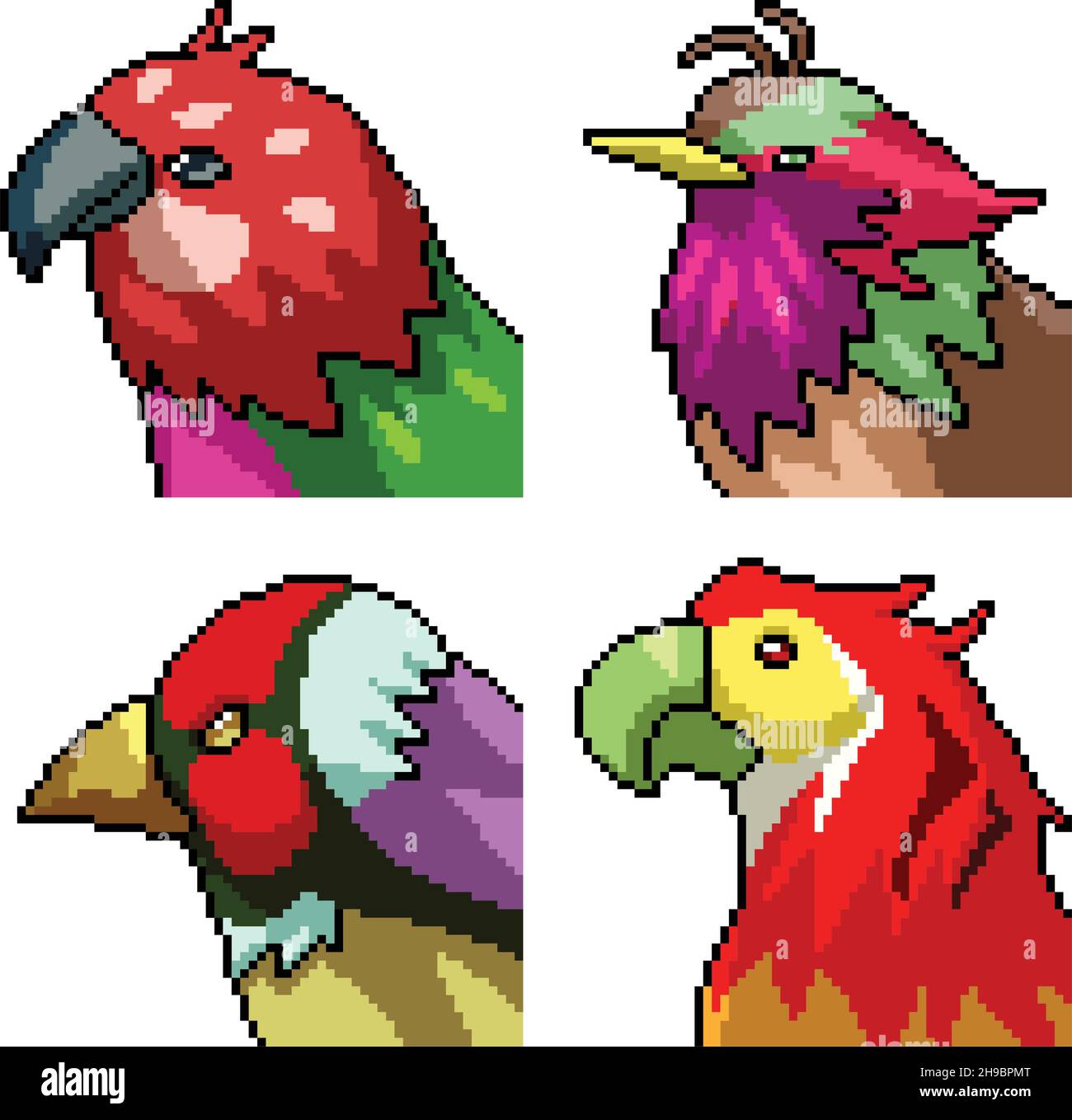 Bird Pixel Art High Resolution Stock Photography and Images - Alamy