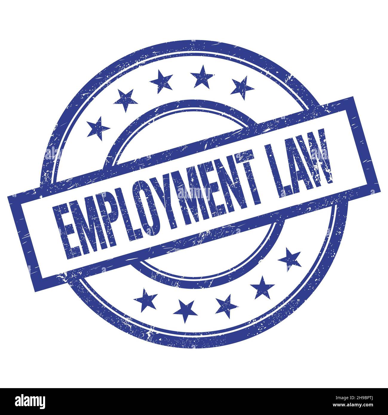 Law blue round stamp hi-res stock photography and images - Alamy