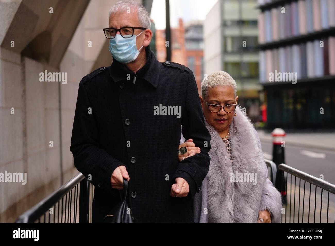 Mina Smallman, the mother of Nicole Smallman and Bibaa Henry, arriving ...
